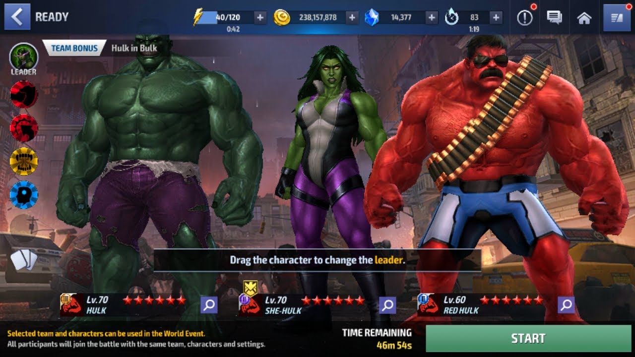 Marvel Future Fight World Event She Hulk,Red Hulk,Hulk - YouTube