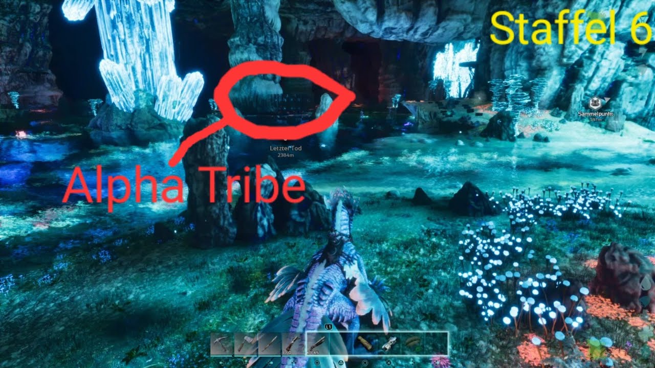 #5 Ark (ASA PVP) Staffel6/ Die Alphas bauen in der Shadow Cave - YouTube