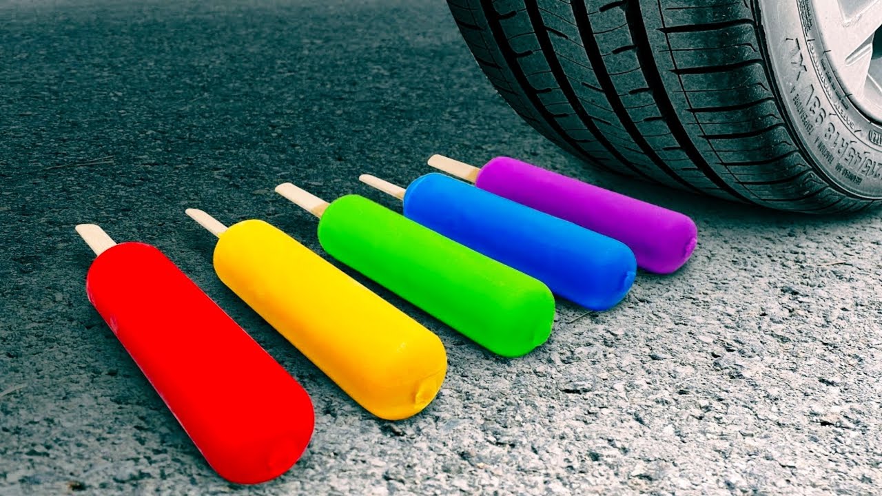 Crunchy & Soft Things vs Car | Running Over Stuff With Car | Fun ...
