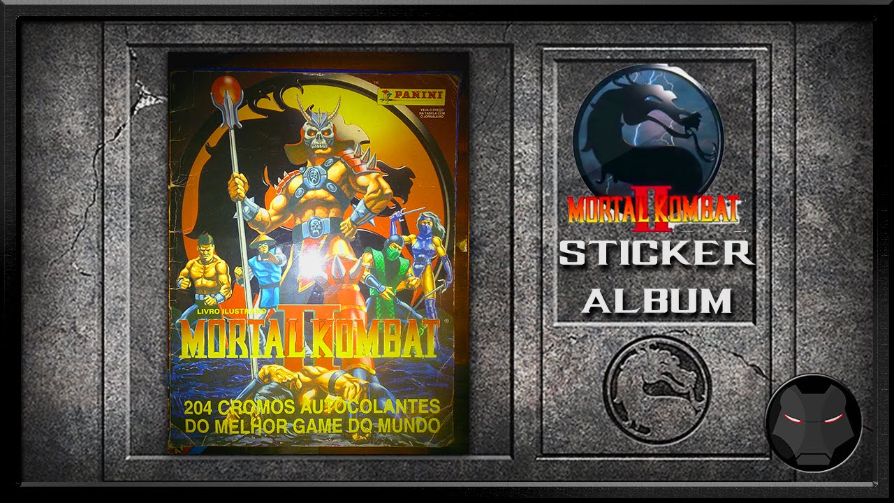 Mortal Kombat II Stickers Album - YouTube