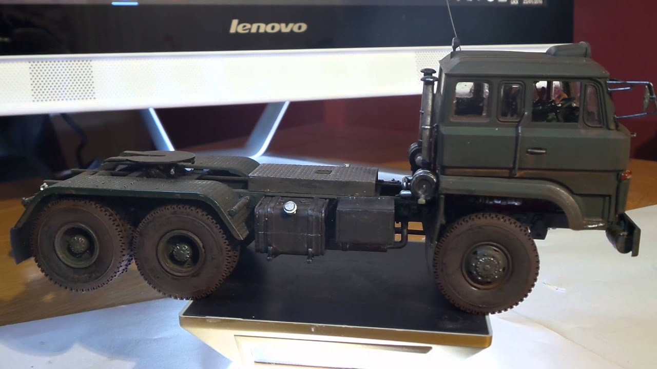 1/35 df-21 ballistic missile luncher - YouTube