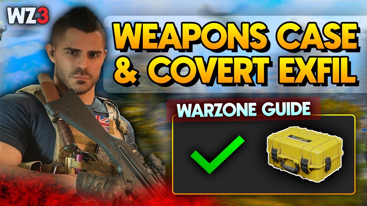 Guide For NEW Warzone Weapons Case & Covert Exfil (BR Preview) - YouTube