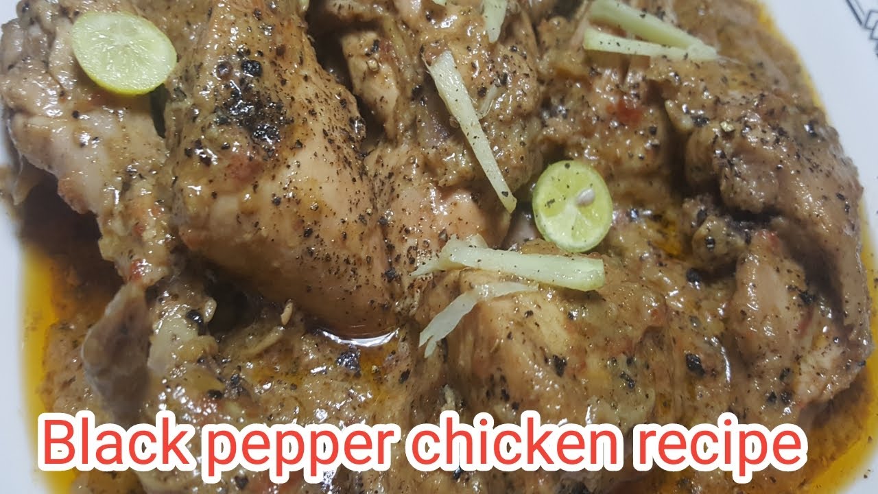 Black pepper chicken recipe/easy and tasty recipe/Kali mirch chicken ...