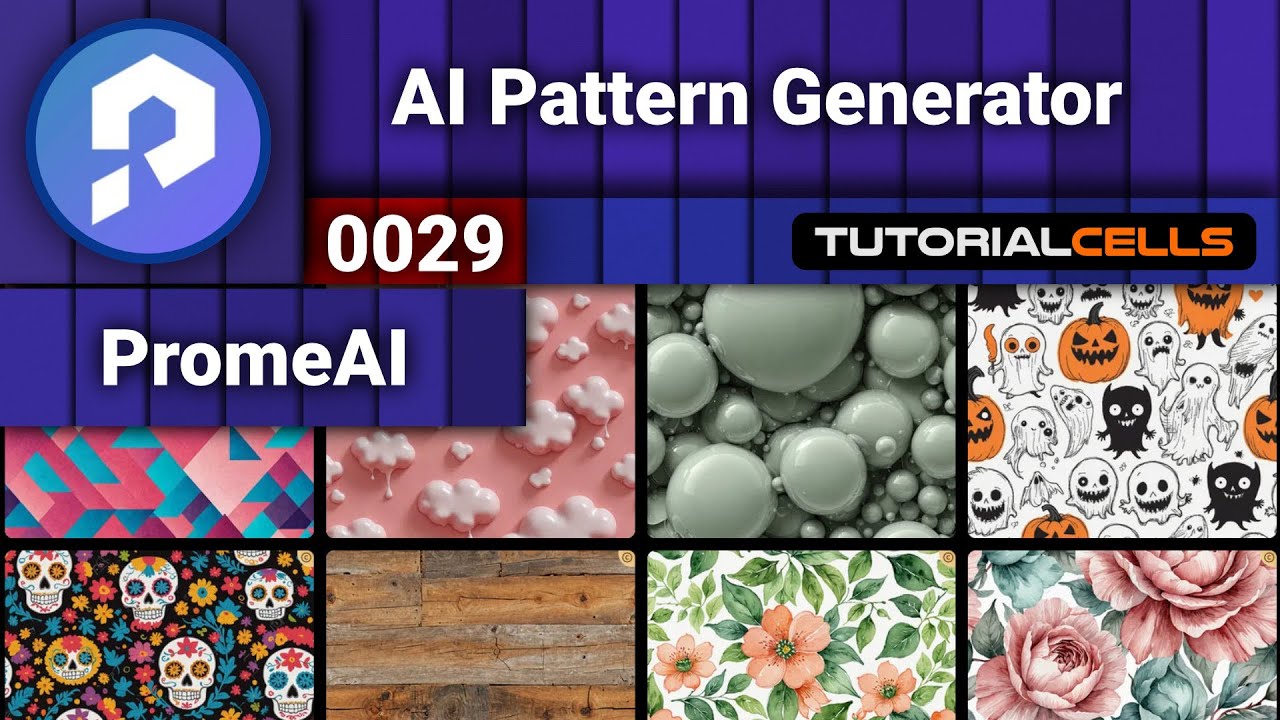 0029. AI Pattern Generator in PromeAI ( AI art generator ) - YouTube