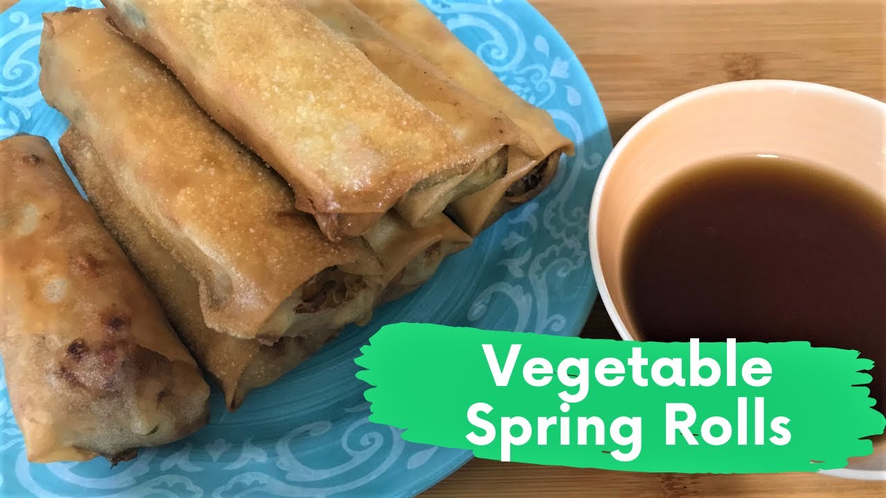 How to make Vegetable Spring Rolls [Easy Homemade Vegetable Spring ...