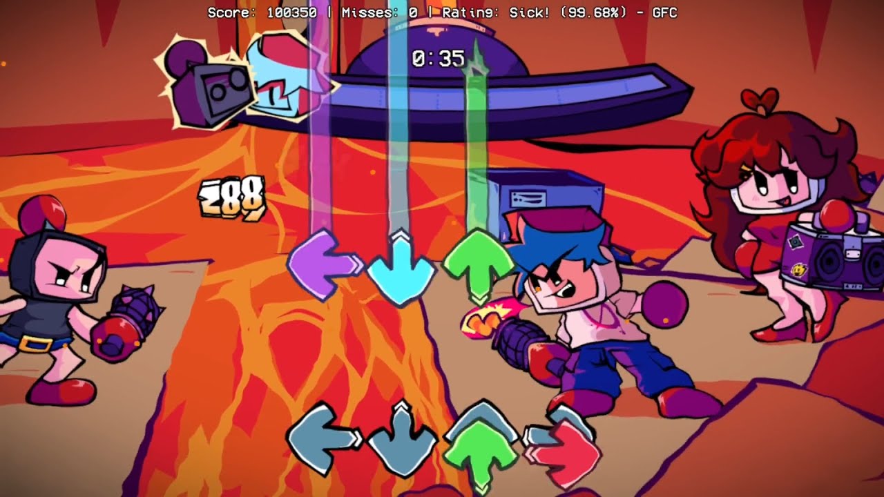 FNF - Bomb Funkin™ DEMO - Lava Reef (composed by Tomis13t) (FC) - YouTube