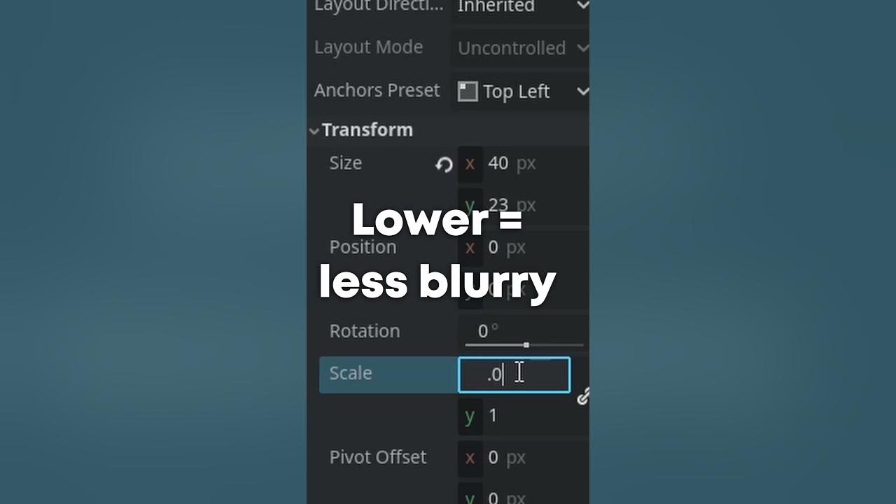 Blurry Labels Godotengine Tutorial Gamedevelopmenttutorial Coding Godottutorial