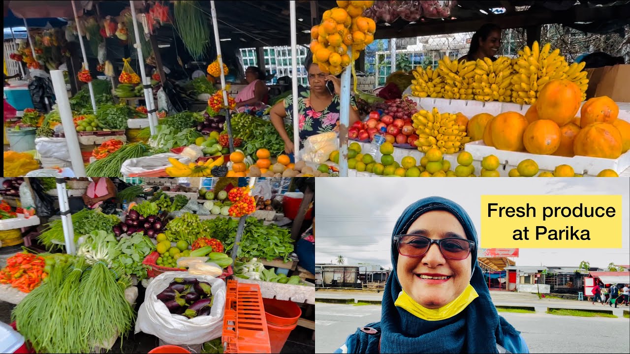 Fresh fruits and vegetables/Hydronie market upgrade/Parika tour - YouTube