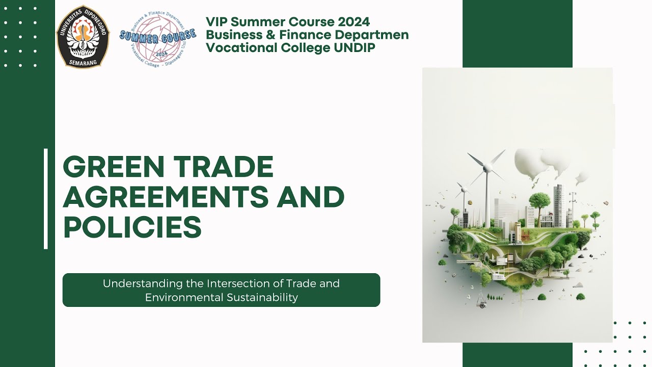 Green Trade Agreements and Policies - YouTube