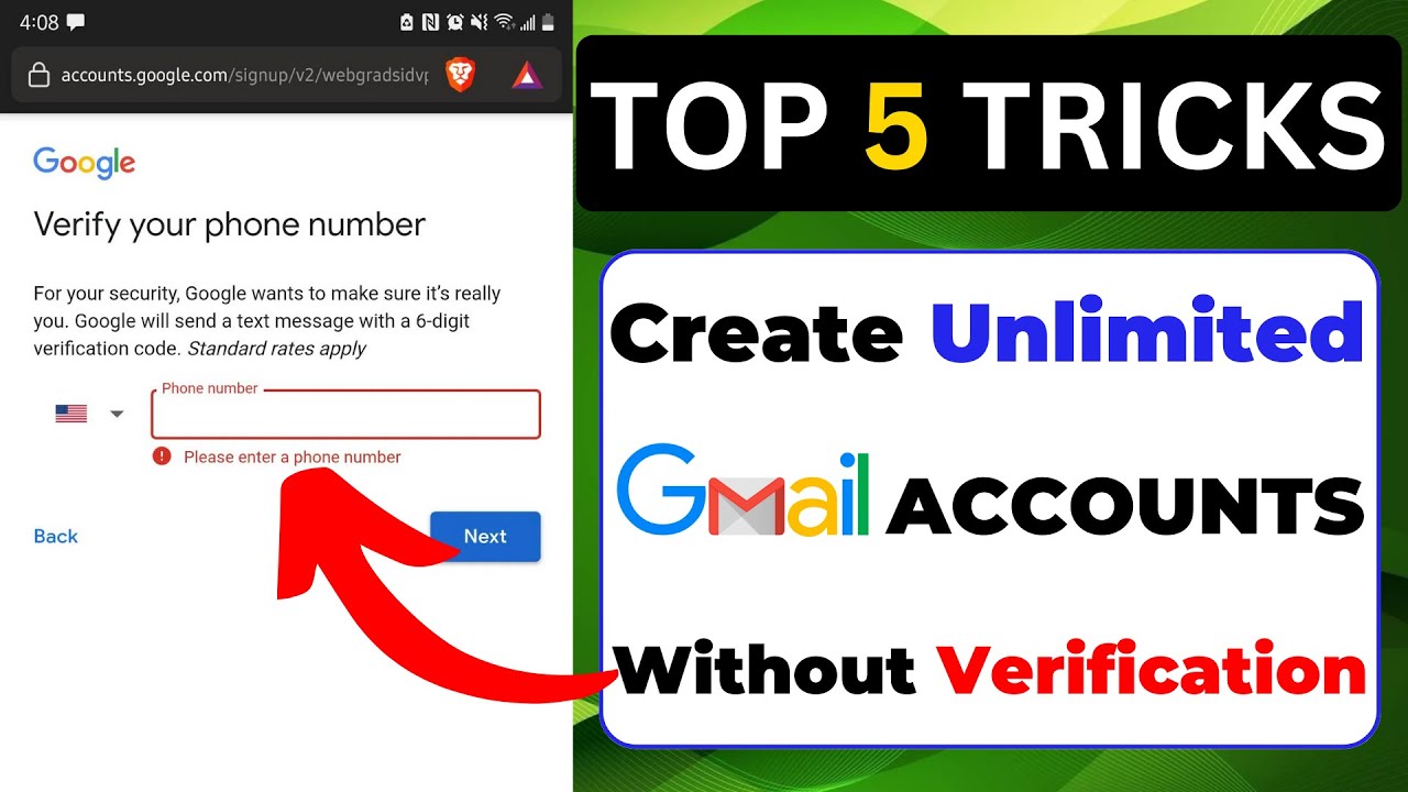 5 Secrets Methods To Create Unlimited Gmail Accounts Without Phone 5 Secrets Methods To Create Unlimited Gmail Accounts Without Phone