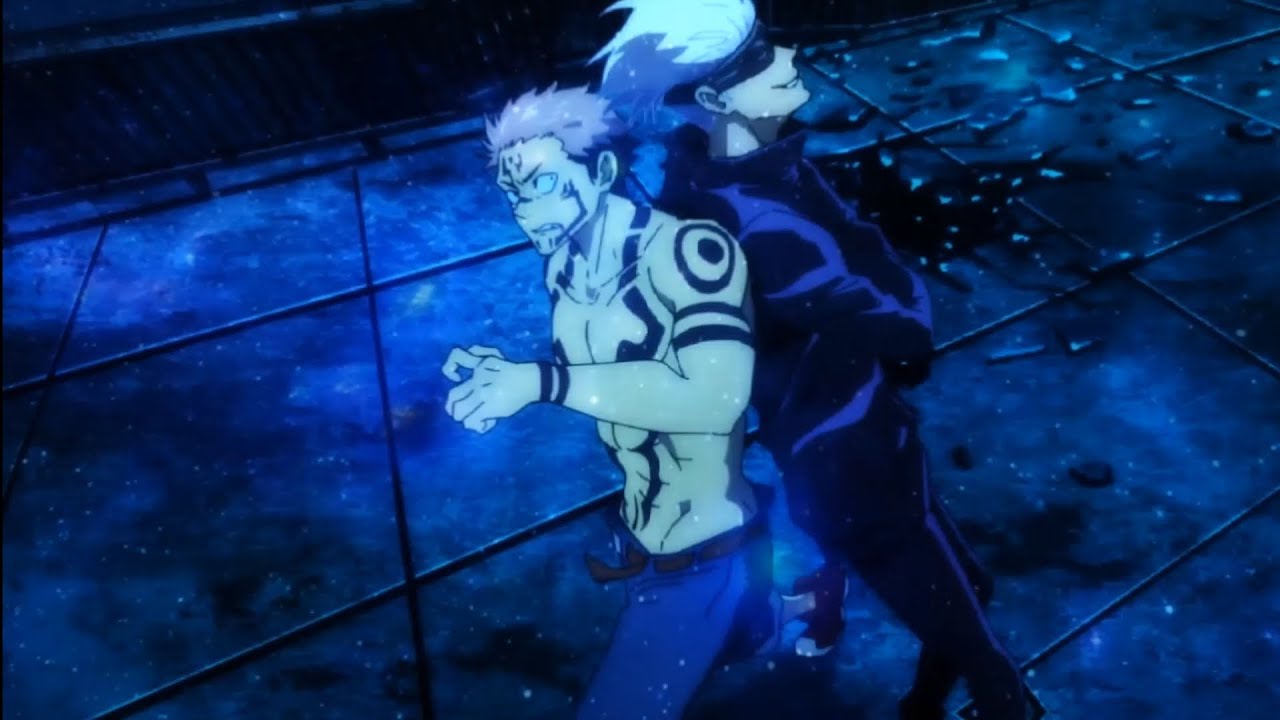 jujutsu kaisen gojo vs sakuna anime edit #jujutsukaisen #gojovssukuna ...