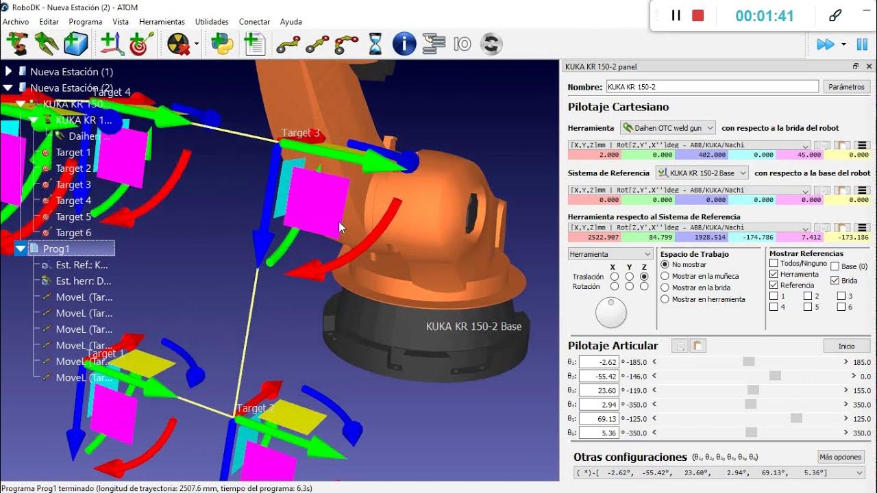 KUKA en RoboDK - YouTube