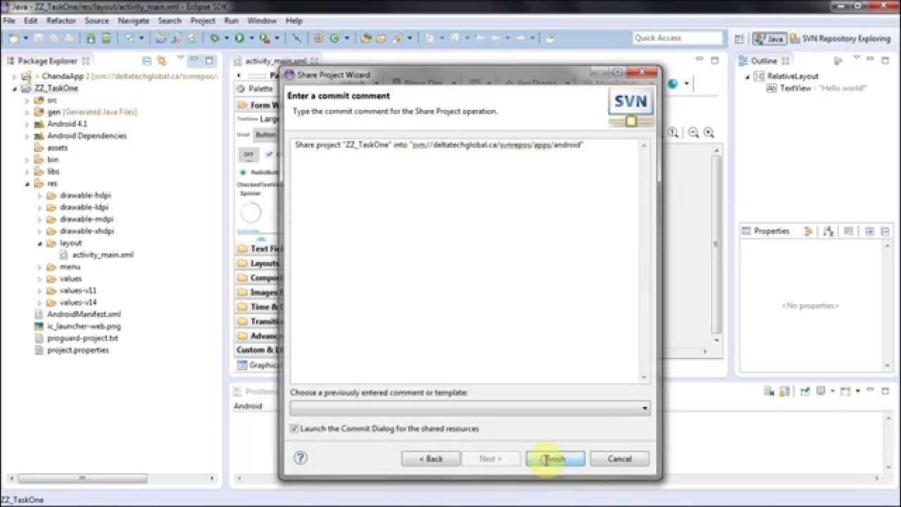 Eclipse SVN Commit - YouTube