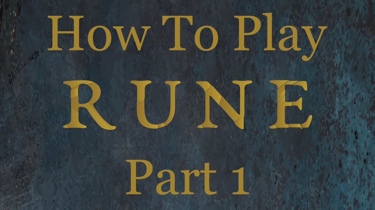 How To Play RUNE: Combat Part 1 - YouTube
