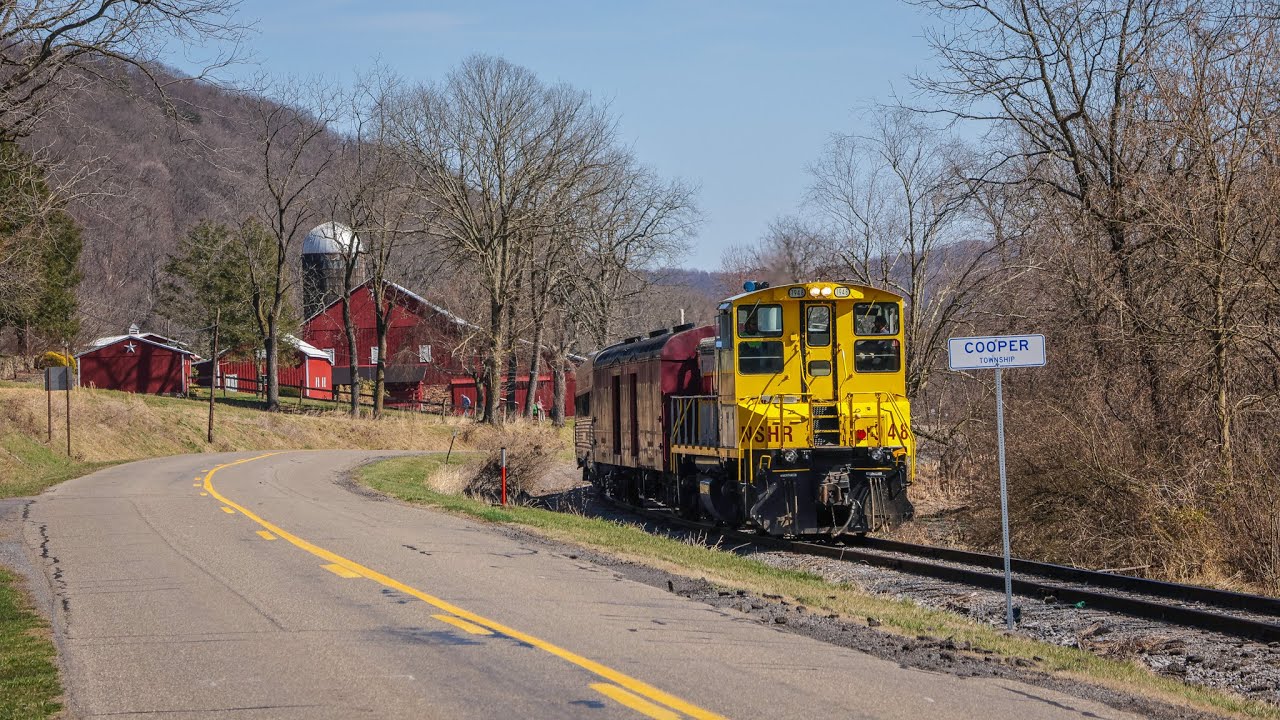 North Shore Railroad OCS Chase to Danville 3/12/24 - YouTube
