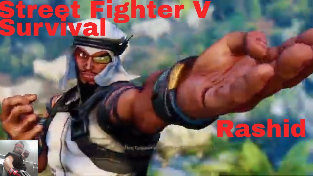 Let's play Street Fighter V Rashid Survival (Easy) - YouTube