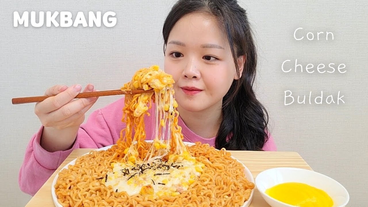 옥수수가 톡톡 🌽🧀콘치즈 불닭볶음면 먹방ㅣcorn Cheese Buldak Noodlesㅣmukbang Asmr Youtube