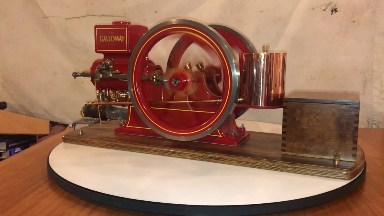 1/3 Scale Galloway 5 HP Round Rod - YouTube