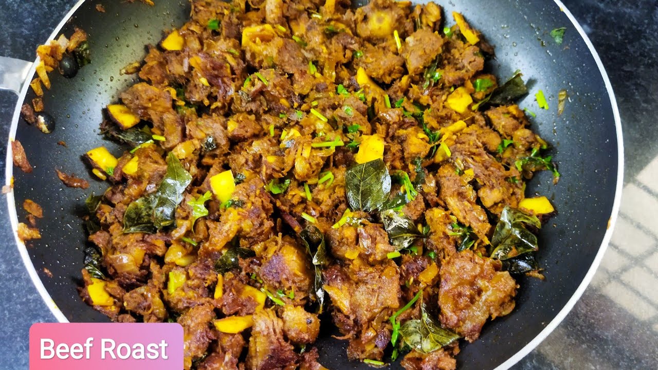 ബീഫ് റോസ്റ്റ് | Kerala Style Beef Roast | Pothirachi roast Recipe ...
