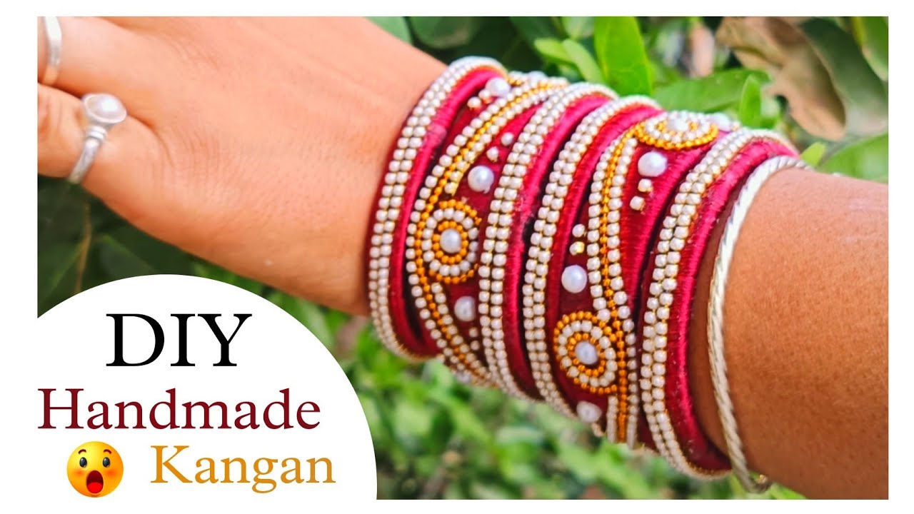 Brown Colour Silk thread Bangels | Diy Silk thread Bangels | Gift ideas ...