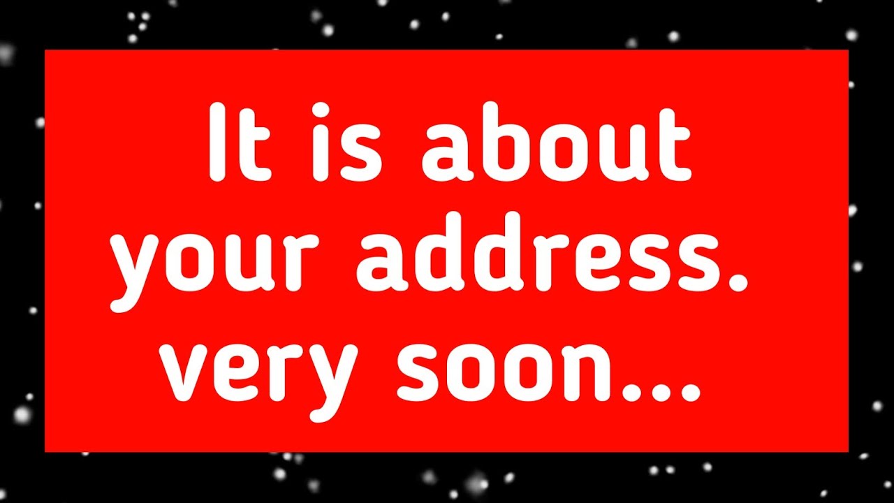 ️God message today | It is about your address.very soon...| Gods ...