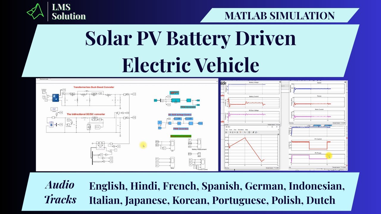 MATLAB Simulation of Solar PV Battery Driven Electric Vehicle | PV ...