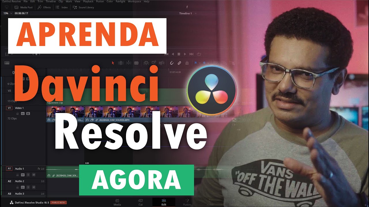 Como Editar no DAVINCI Resolve - Iniciante - YouTube