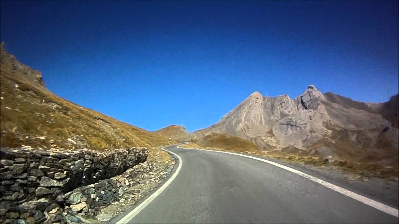 Going up to Col Agnel from Italy - YouTube