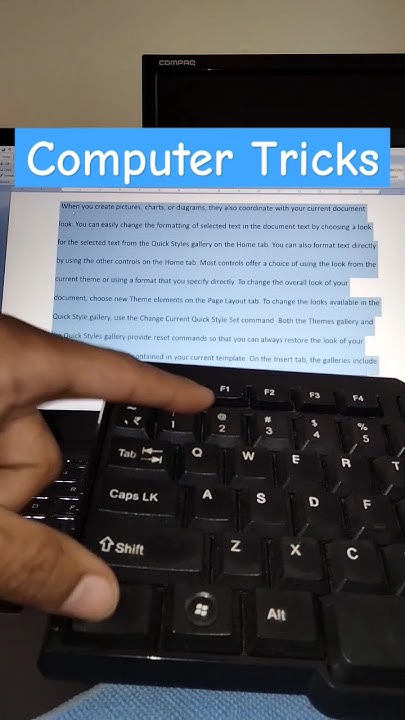 Computer Shortcut Key Line spacing #shorts #trending #computer # ...