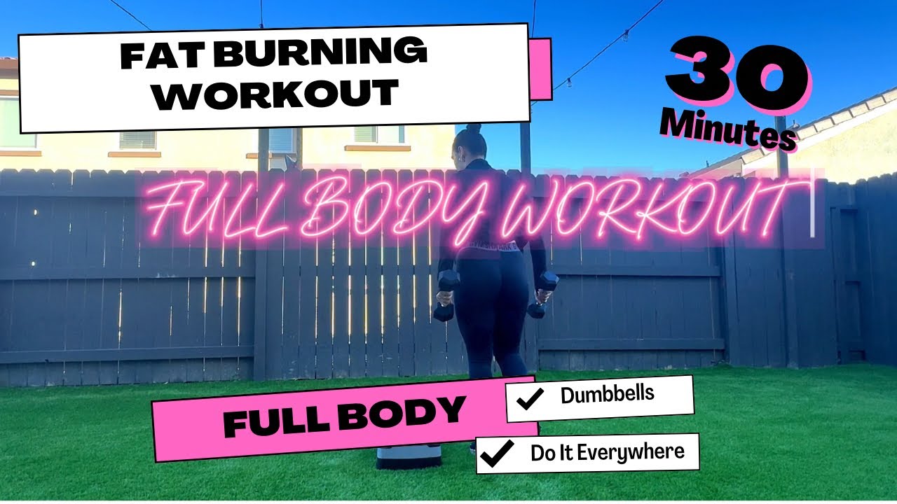 Full Body Fat Burning Workout! 30 minutes of Fun & Challenging Workout ...