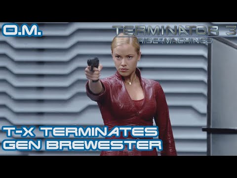Terminator 3 T-X Terminates General Brewster (Open Matte Cut)