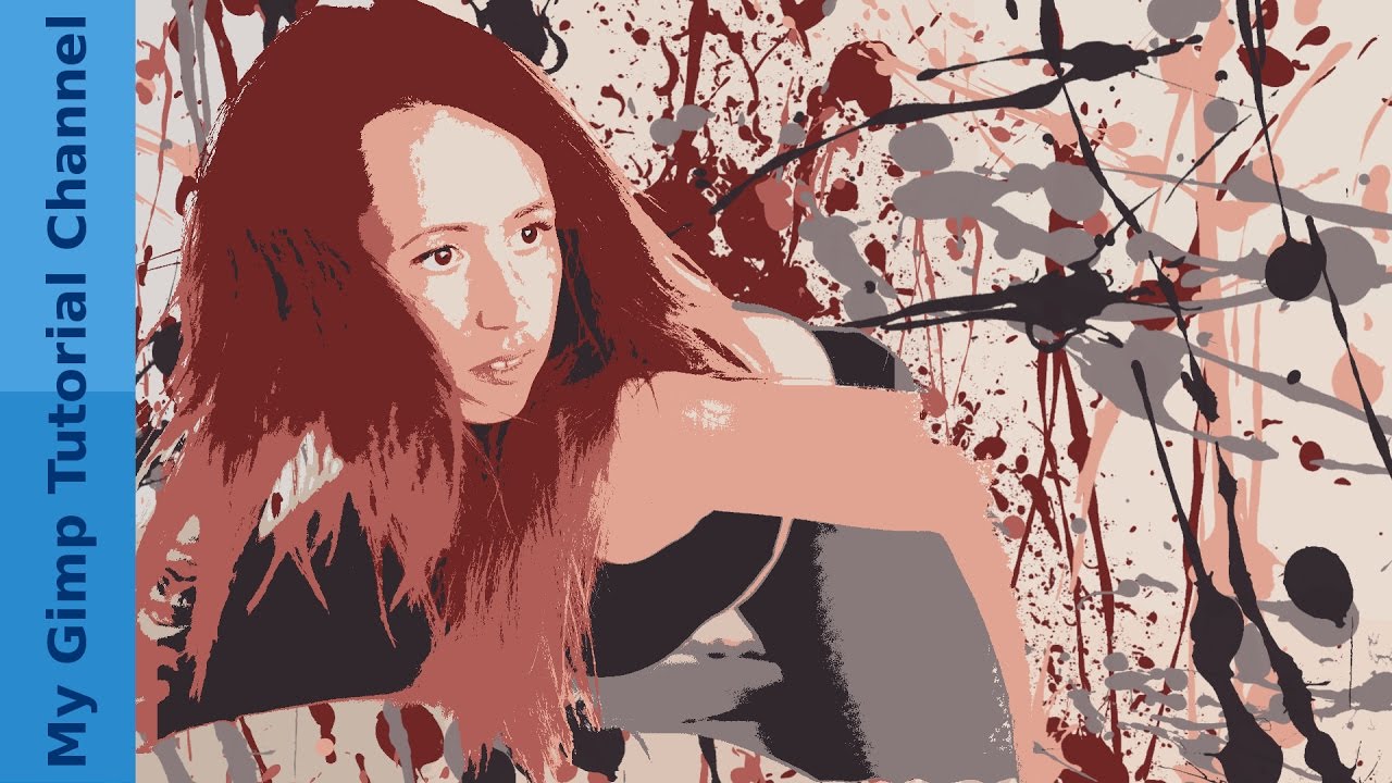 Splatter Effekt – Gimp 2.9 - YouTube