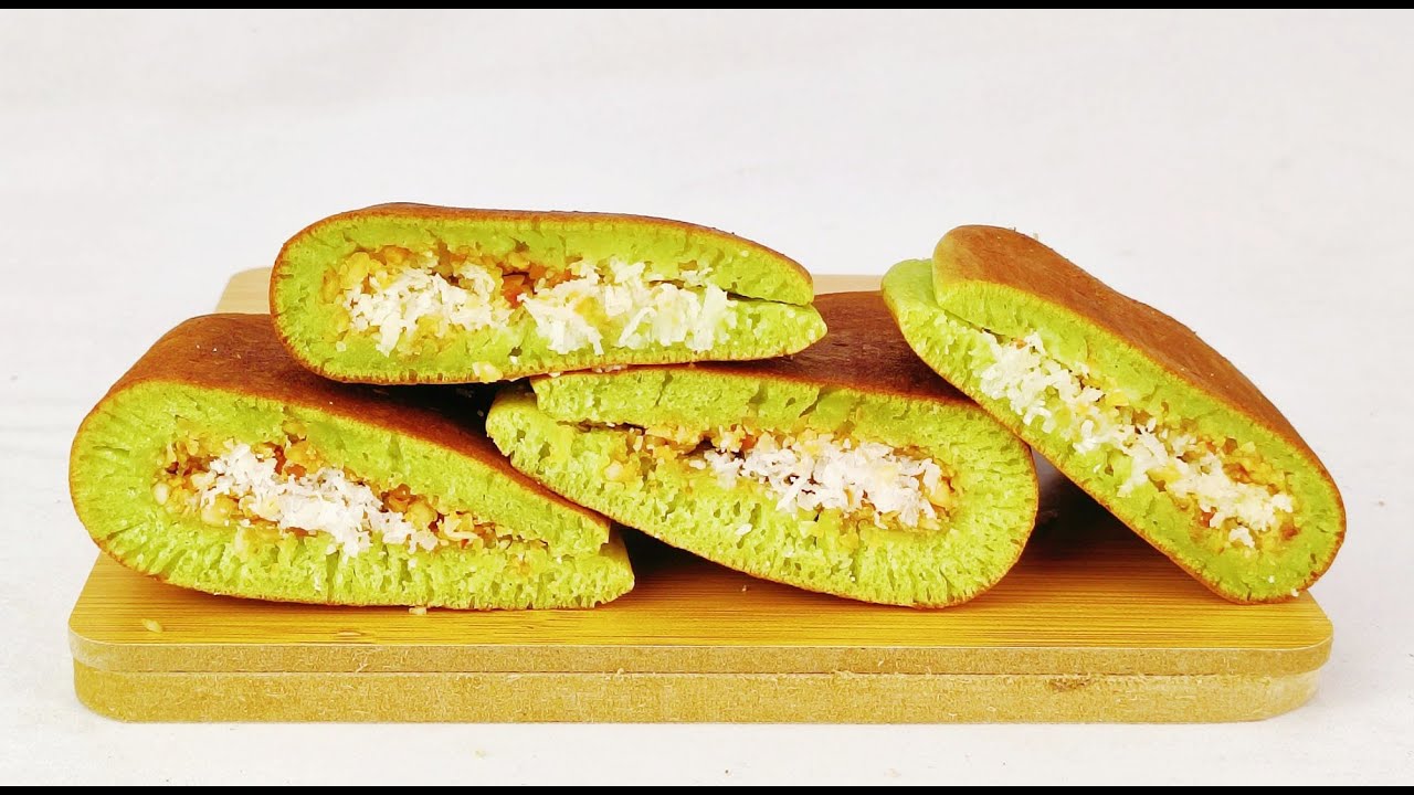 【CN/ENG SUB】Pandan Peanuts Pancake (Apam Balik) 古早味香兰曼煎糕 -蓬鬆暄軟又香甜，百吃不厭 ...