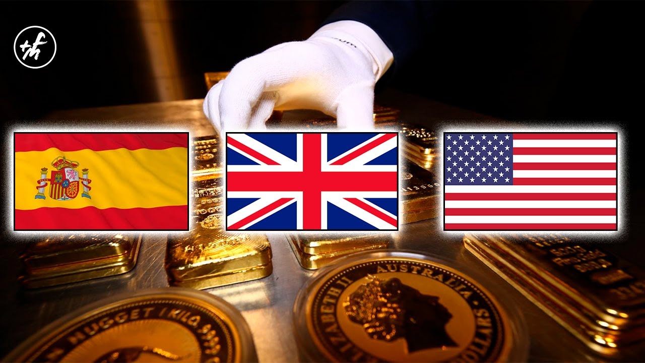 Los 10 Países Con Más CANTIDAD De ORO En El Mundo - YouTube