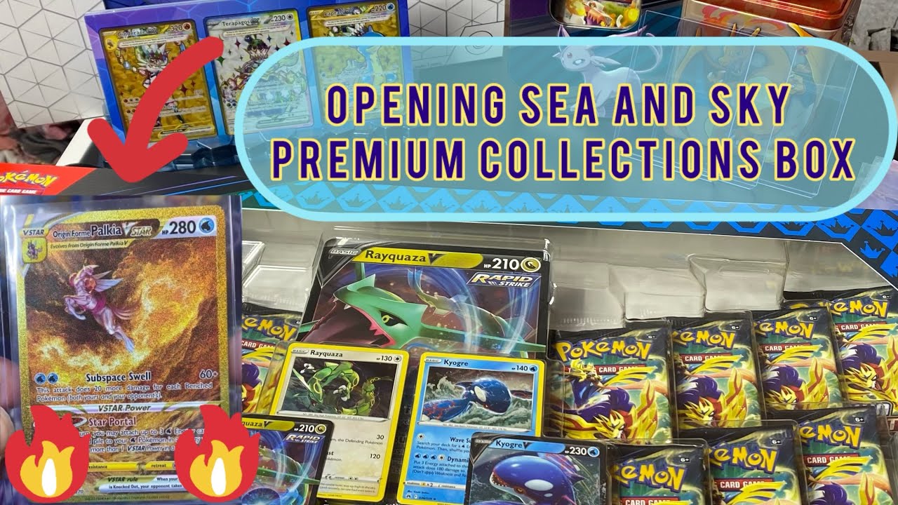 Chill ,Relax and Open Pokémon Sea and Sky Premium Collections Box From ...