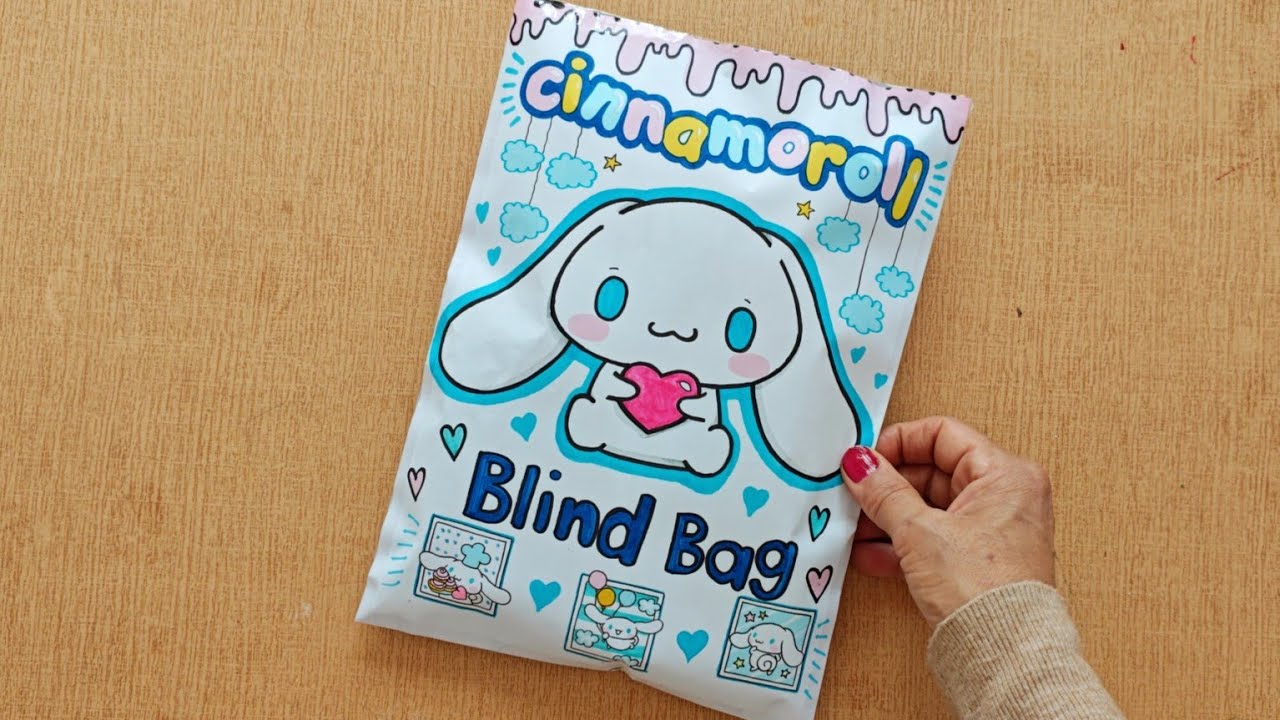 🎁Blind Bag Paper🎁 Sanrio 😊 Cinnamoroll 💙 satisfying unboxing - YouTube