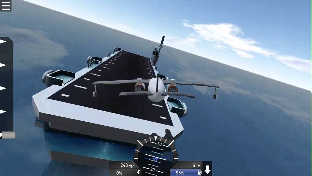 SimplePlanes Challenge: Big Plane on the USS Tiny - YouTube