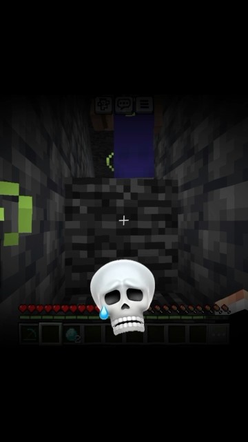 Minecraft no way ☠️ and troll face 💀#minecraftshorts #minecraft # ...