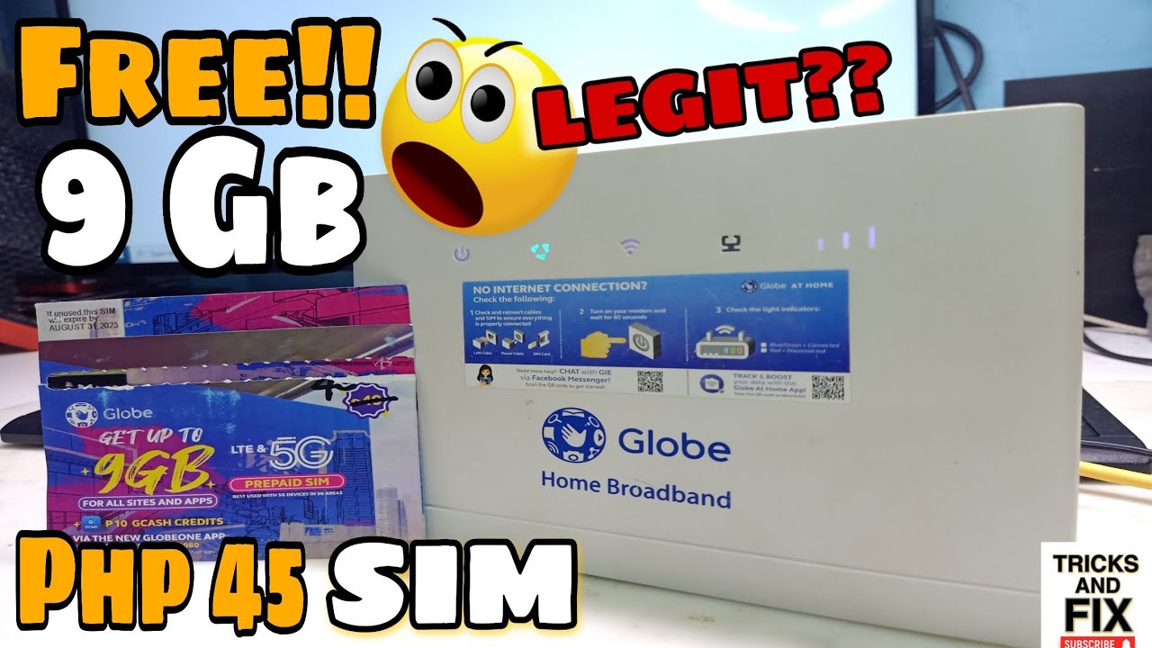 Free 9Gb all data Globe sim LEGIT nga ba? | Php 45 Globe sim - YouTube
