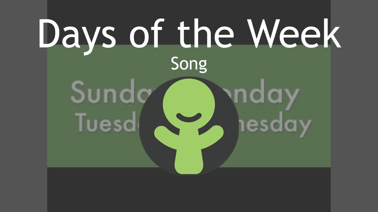 Have Fun Teaching - Days of the Week Song [Lyrics] - YouTube