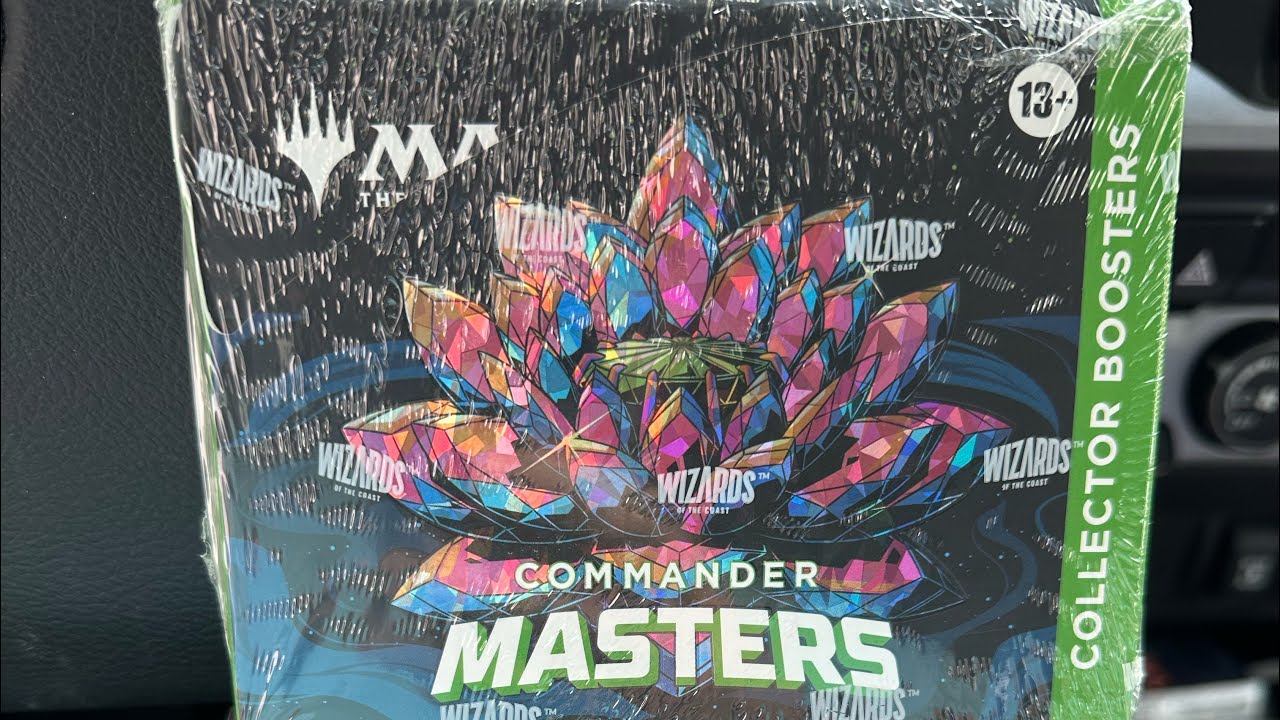 Commander Masters Collector Booster Box, Textured Foil Hit! # ...