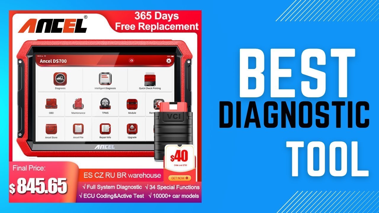 Best Diagnostic Tool for Car_ANCEL DS700 OBD2 Car Scanner Diagnostic ...