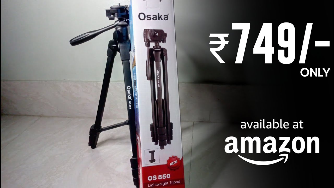 Osaka os 550 tripod unboxing & review (₹749/- ONLY) - YouTube