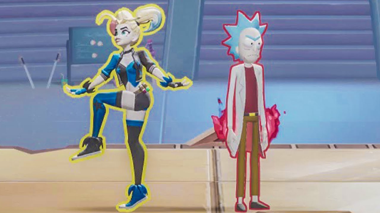 Rick and Harley Quinn Unique Interactions - MultiVersus HD - YouTube