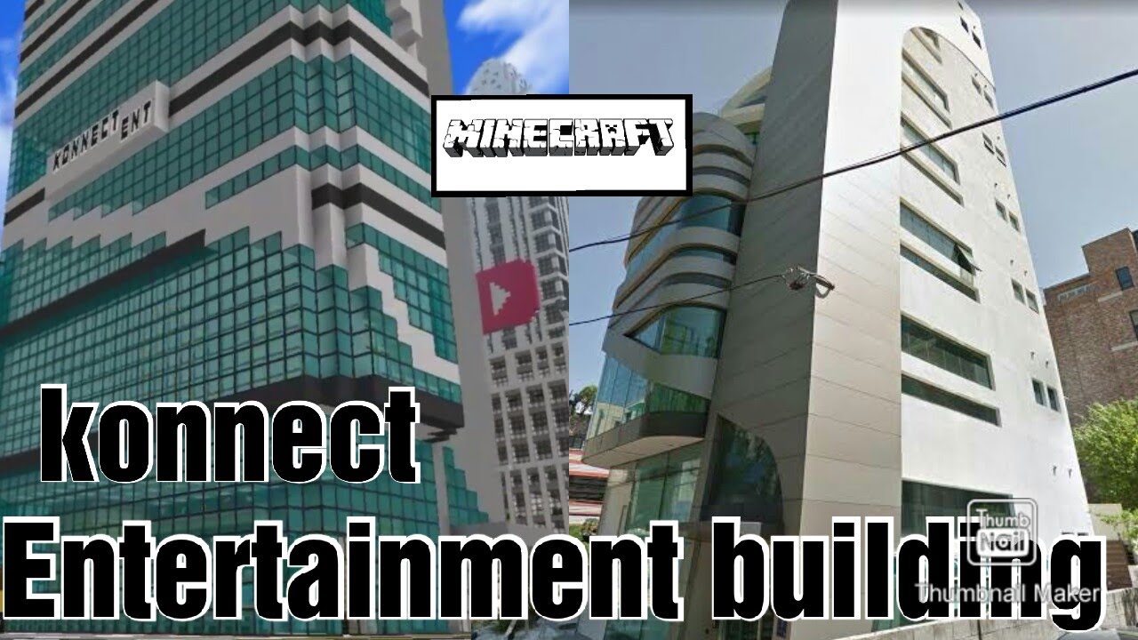 konnect entertainment building in minecraft by (renjie sumayo) - YouTube