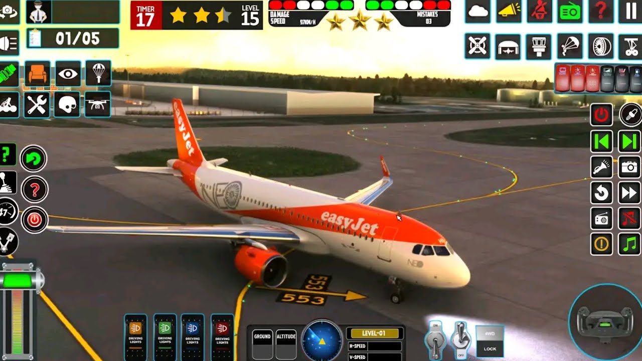 Airplane Simulator - Flight Pilot Game 3D - Android Gameplay - YouTube