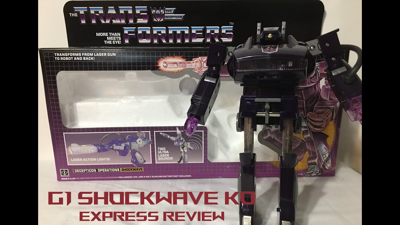 Transformer G1 Shockwave KO/Reproduction/Reissue Express Review - YouTube