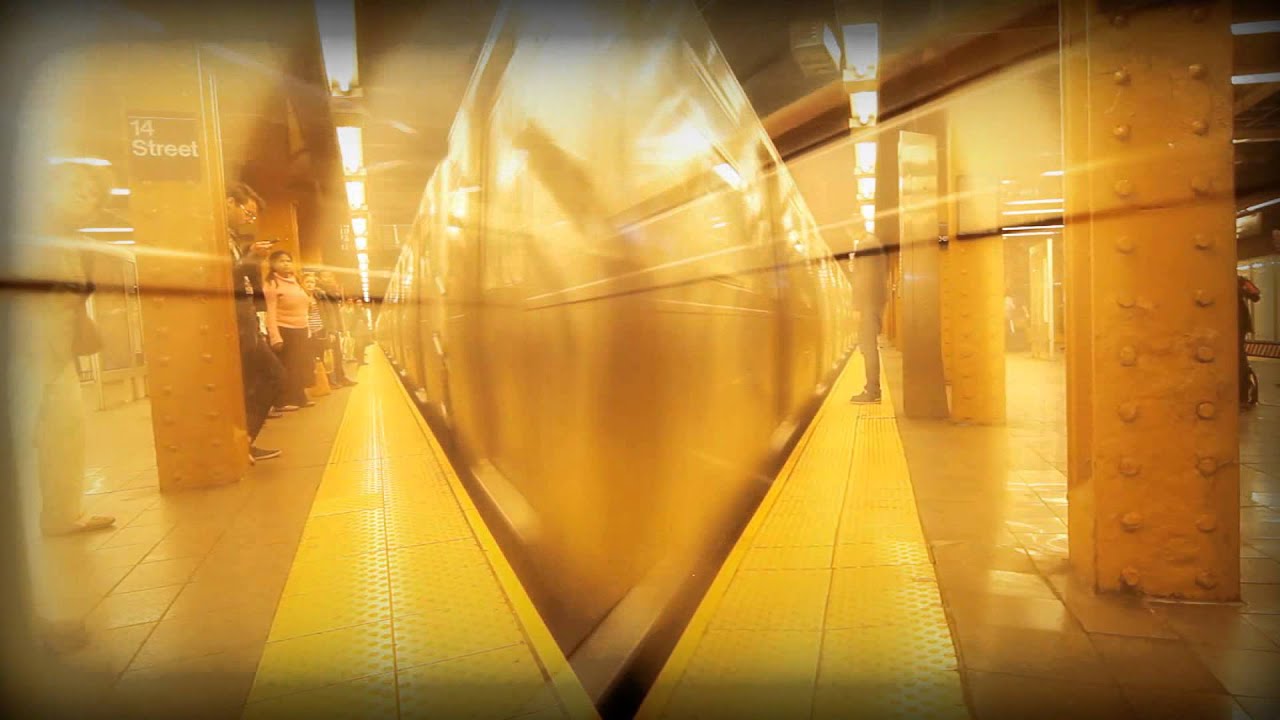 New York subway. Dance of reflections HD - YouTube