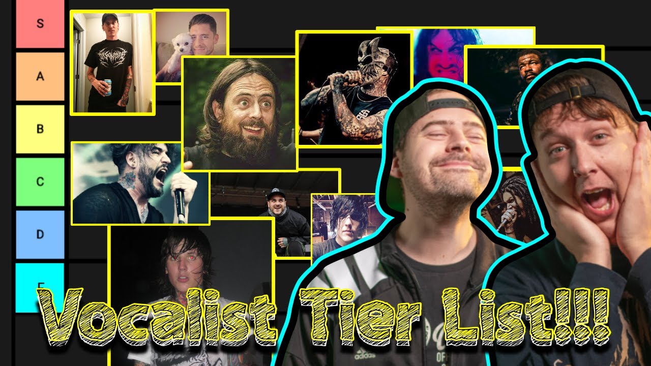 Deathcore Vocalist Tier List Pt 1 - YouTube