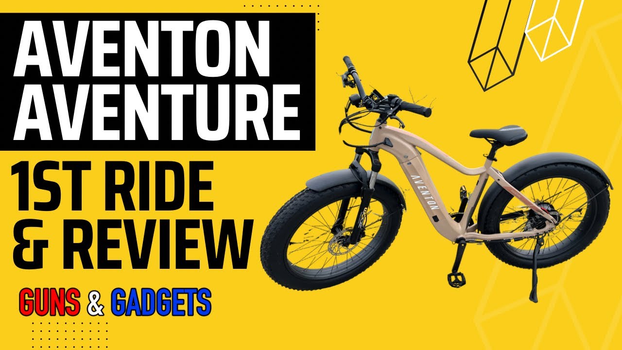 Aventon Aventure Ebike 1st Ride & Review - YouTube